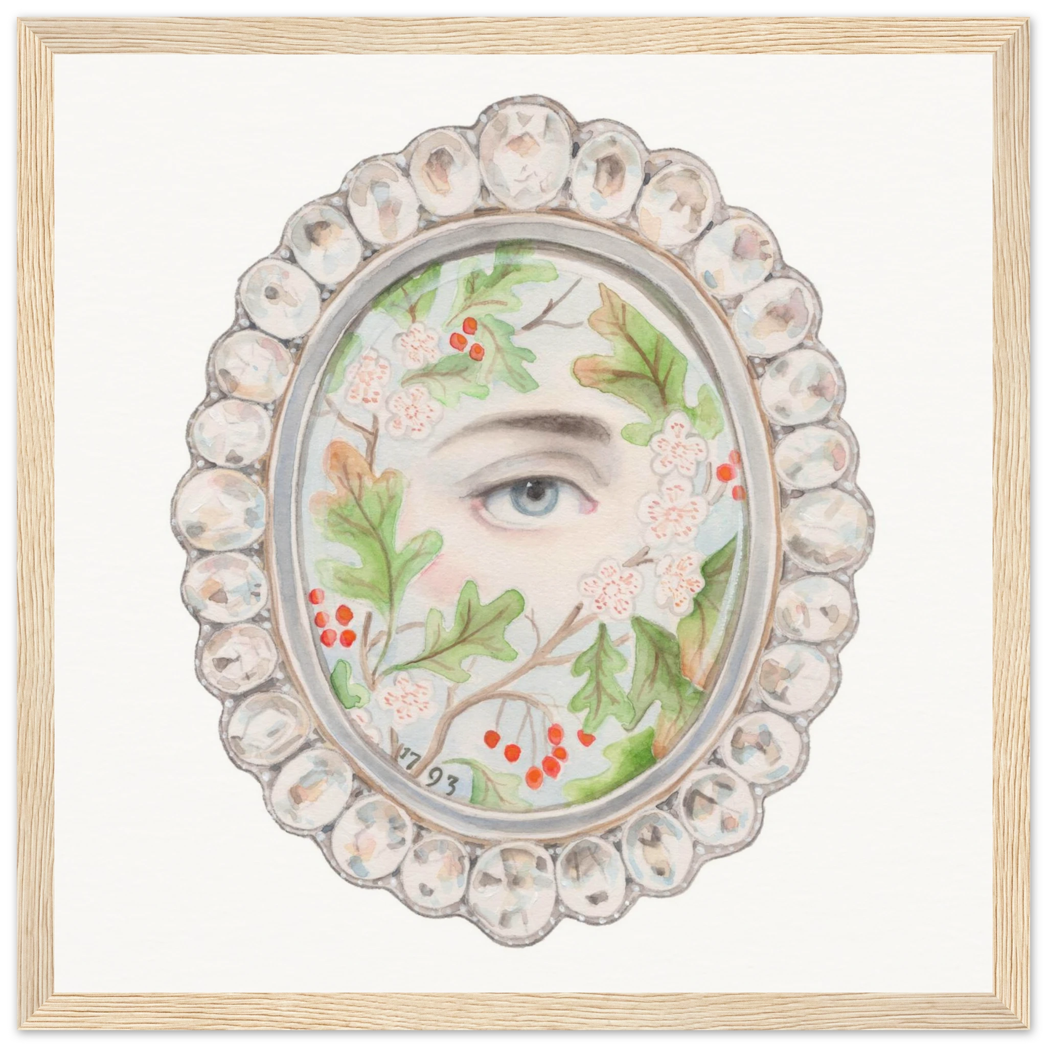 No. 22 Lover's Eye Watercolor Archival Print